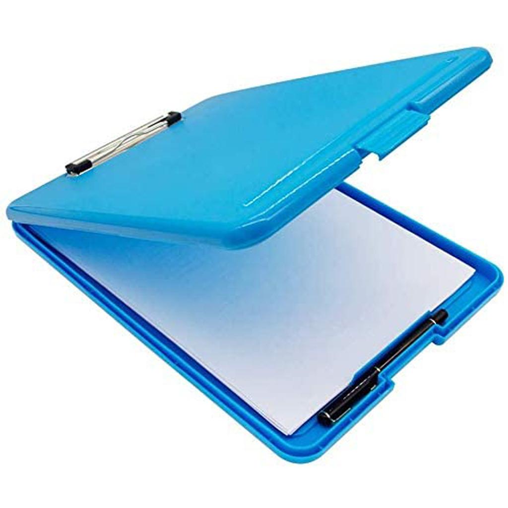 Buy A4 Clipboard Conference Folder Plastic Paper Holder Clip Storage ...