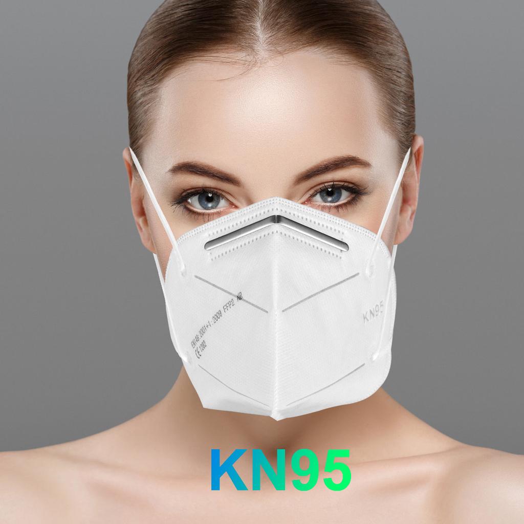 Buy 20pcs KN95 Face Mask with Elastic Earloop 4-Layer Filter Soft ...