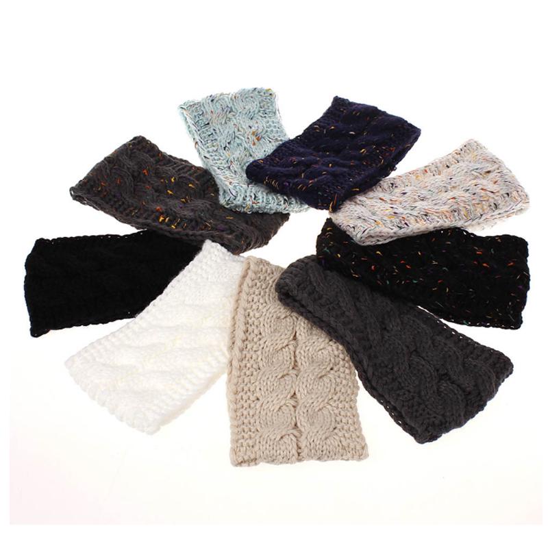 💰Köp billigt online Women Woolen Yarn Elasticity Dot Headband 1PC ...