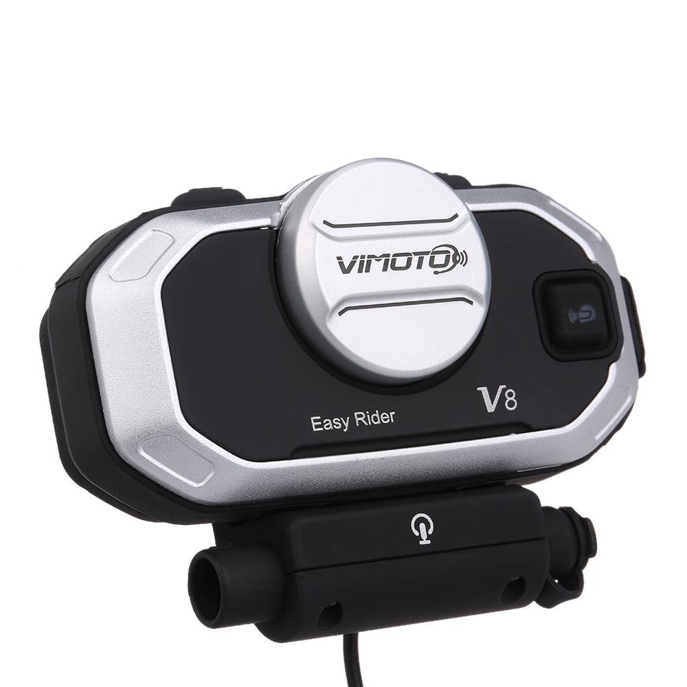 Vimoto V8 Motosiklet Kask Bluetooth Intercom Kulaklık Su Geçirmez ...