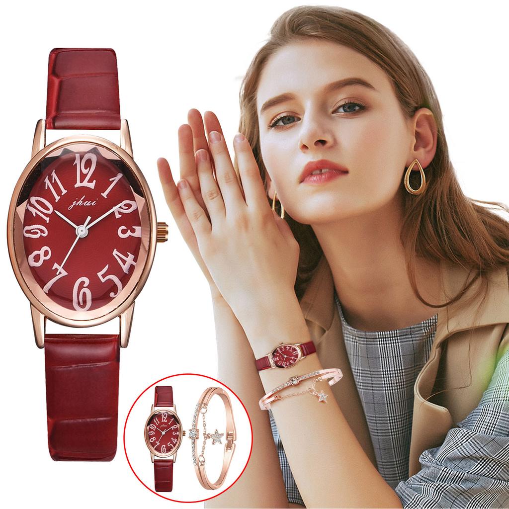 Buy Galety Sleek Minimalist Fashion With Strap Dial Women's Quartz ...