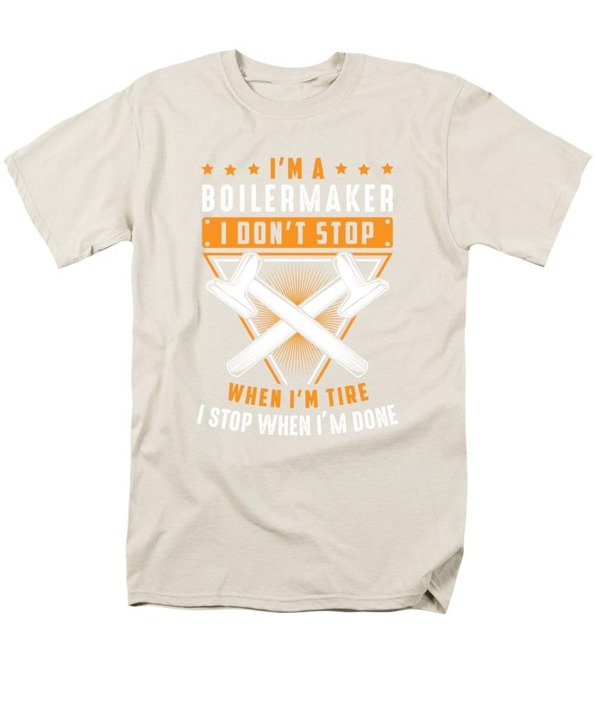 Buy Men Premium Cotton Im a Boilermaker Print Tees Funny Harajuku Style ...