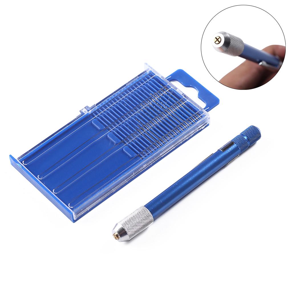 Buy Aominuo New 21 Pcs Mini Micro-Drill Bits Set & Aluminum Hand Drill ...