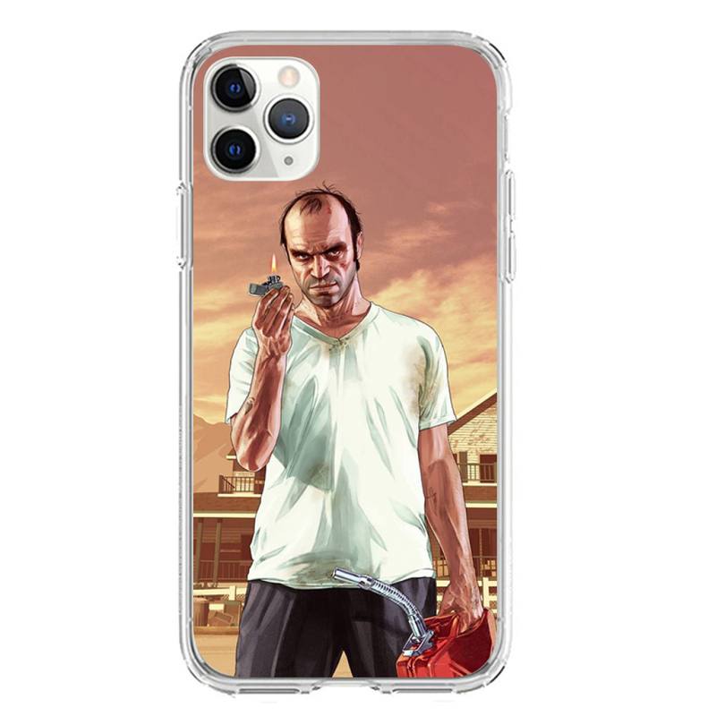 Game GTA V Phone Case For Iphone 7 8 Plus X Xs Max Xr 11 12 13 Mini Pro ...