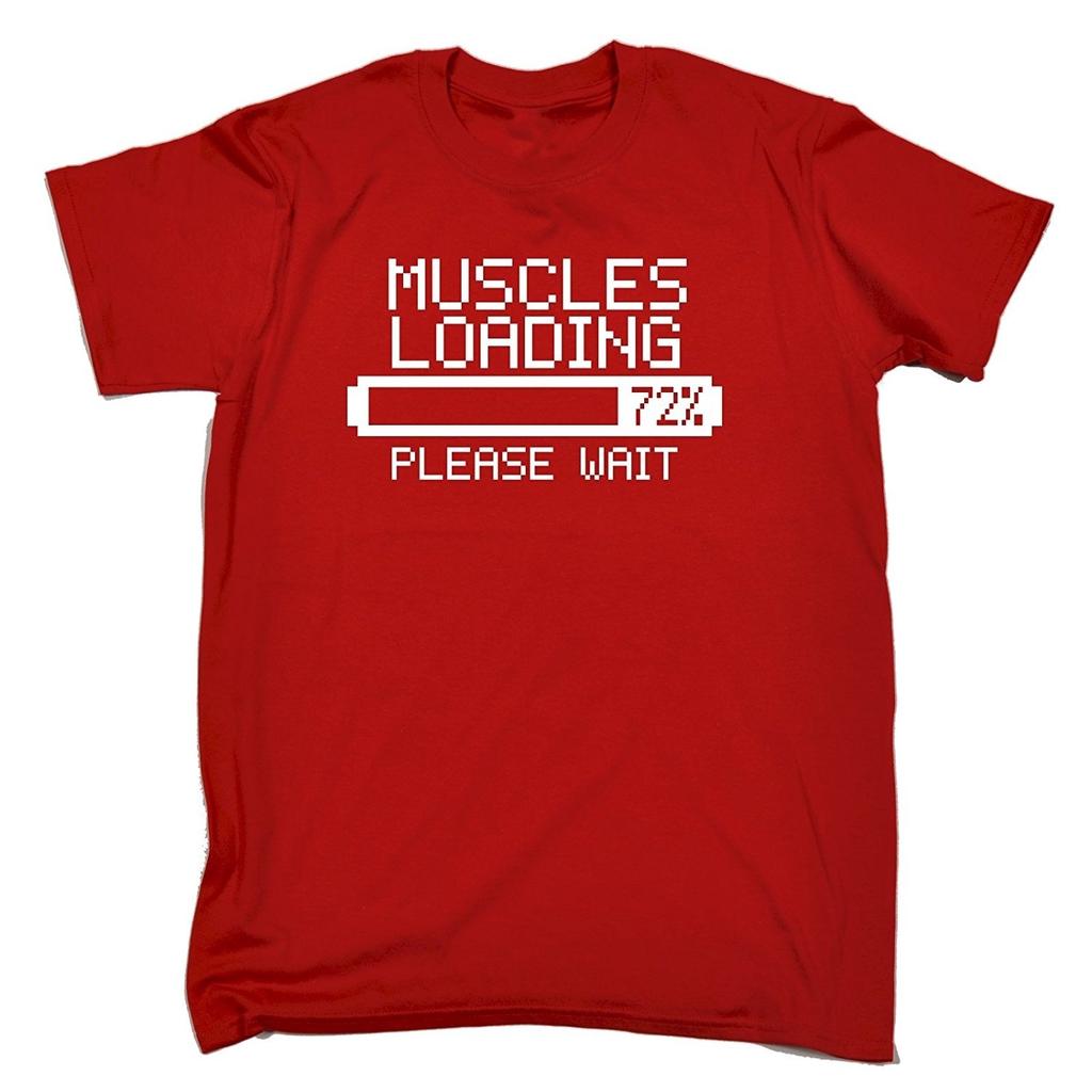 Men 39 s MUSCLES LOADING PLEASE WAIT LOOSE FIT T SHIRT uygun fiyatlı ...