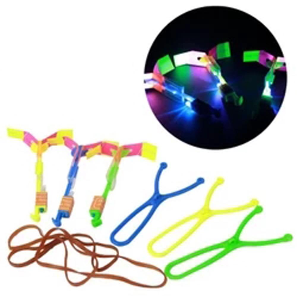 Buy Slingshot LED Copter Lighting Up Toy Luminous Helicopter Flying ...
