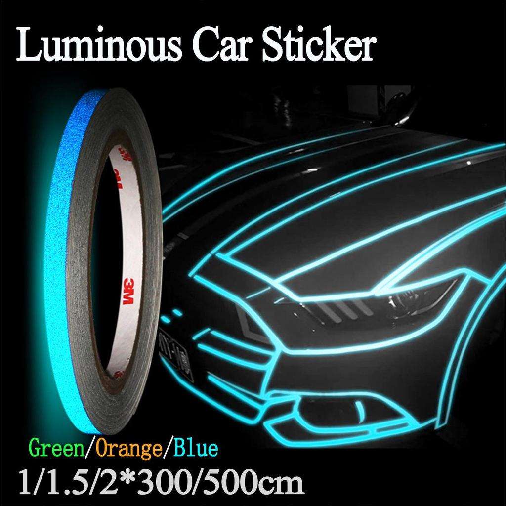 Buy 1/3 Pcs Luminous Car Stickers Stair Floor Fluorescent Sticker ...