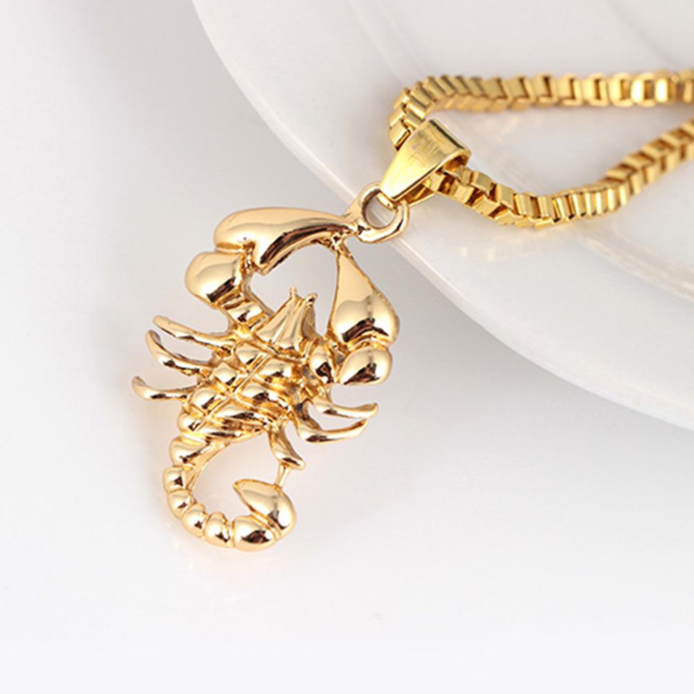 Buy Men Fashion Personality Scorpion Accessories Necklace Pendant Hip ...