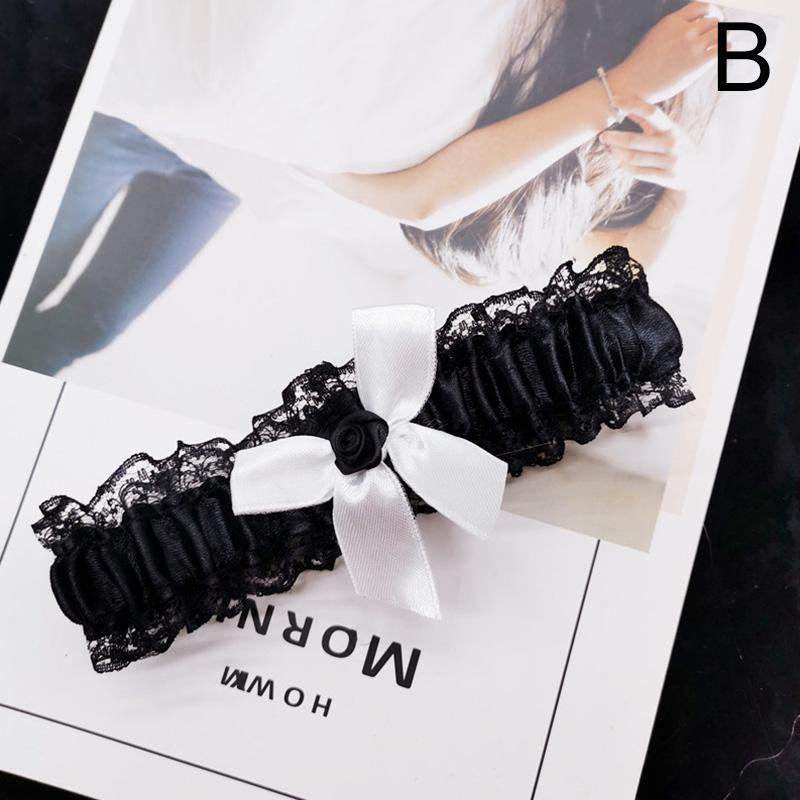 Satın alın 1PC Elegant Stocking Ring Elastic Bridal Garter Lace Garter ...