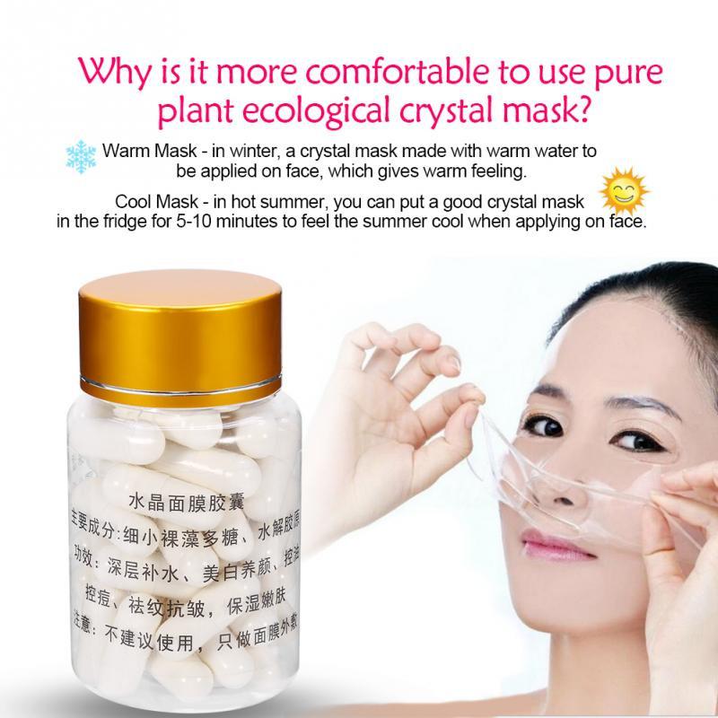 Buy 50Pcs/Box Beauty Salon Collagen Capsules Tablet Peptide Face Mask ...