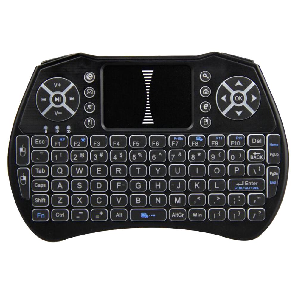 Buy Backlit 2.4GHz Wireless Keyboard Air Mouse Touchpad Handheld Remote ...