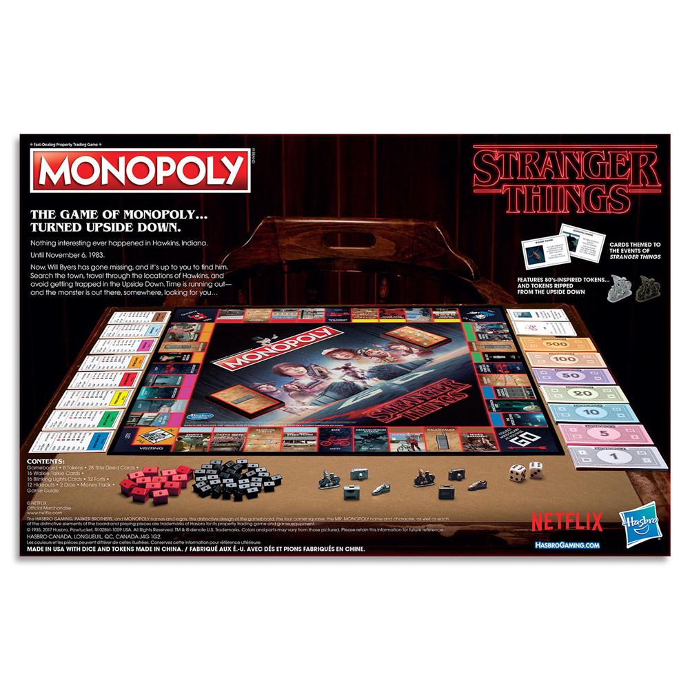 Buy Stranger Things Monopoly Limited Edition Family Board Game 2-8 Players Hasbro at affordable ...