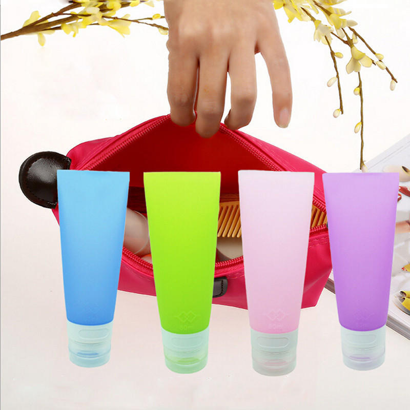 Buy Cute Mini Travel Silicone Storage Bottles Lotion Shampoo Tube ...