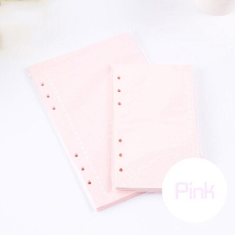 Buy 40 Sheets A5/A6 Filler Papers 6 Holes Office School Supplies Loose ...