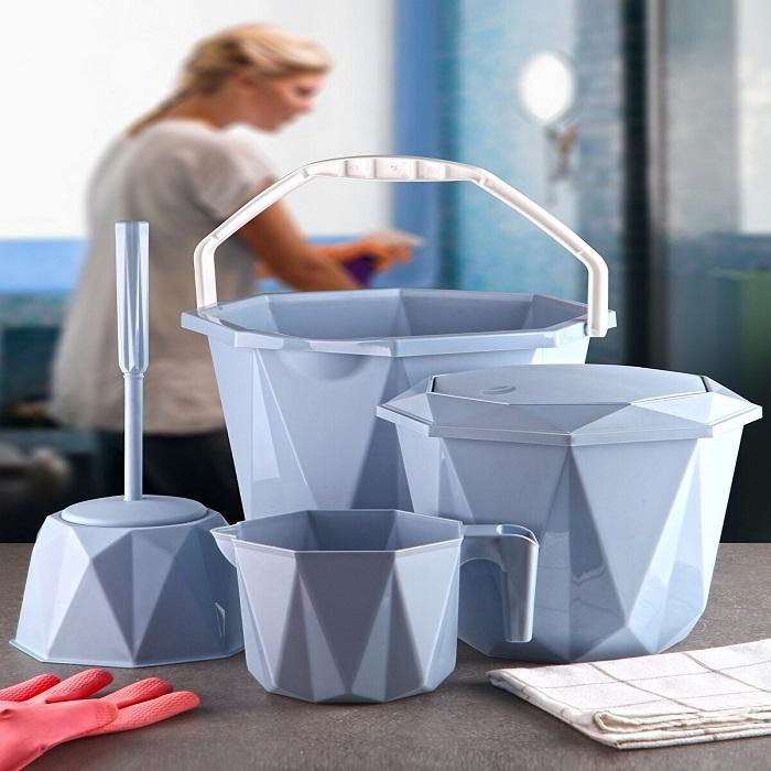 Modern 4 Piece Bathroom Cleaning Set uygun fiyatlı satın alın - fiyat ...