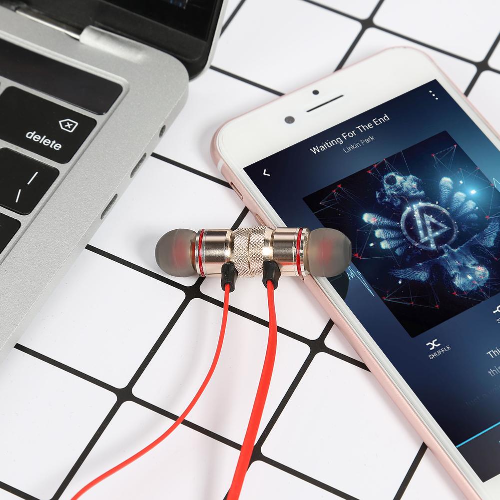 Buy M5 Wireless Bluetooth Earphones Magnetic Attraction Handsfree ...
