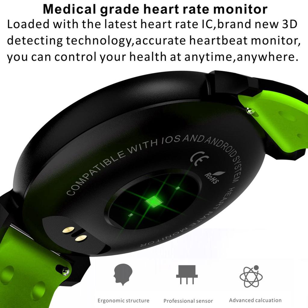 Buy SmartE-life K2 Color Screen Bluetooth Smart Watch Heart Rate ...