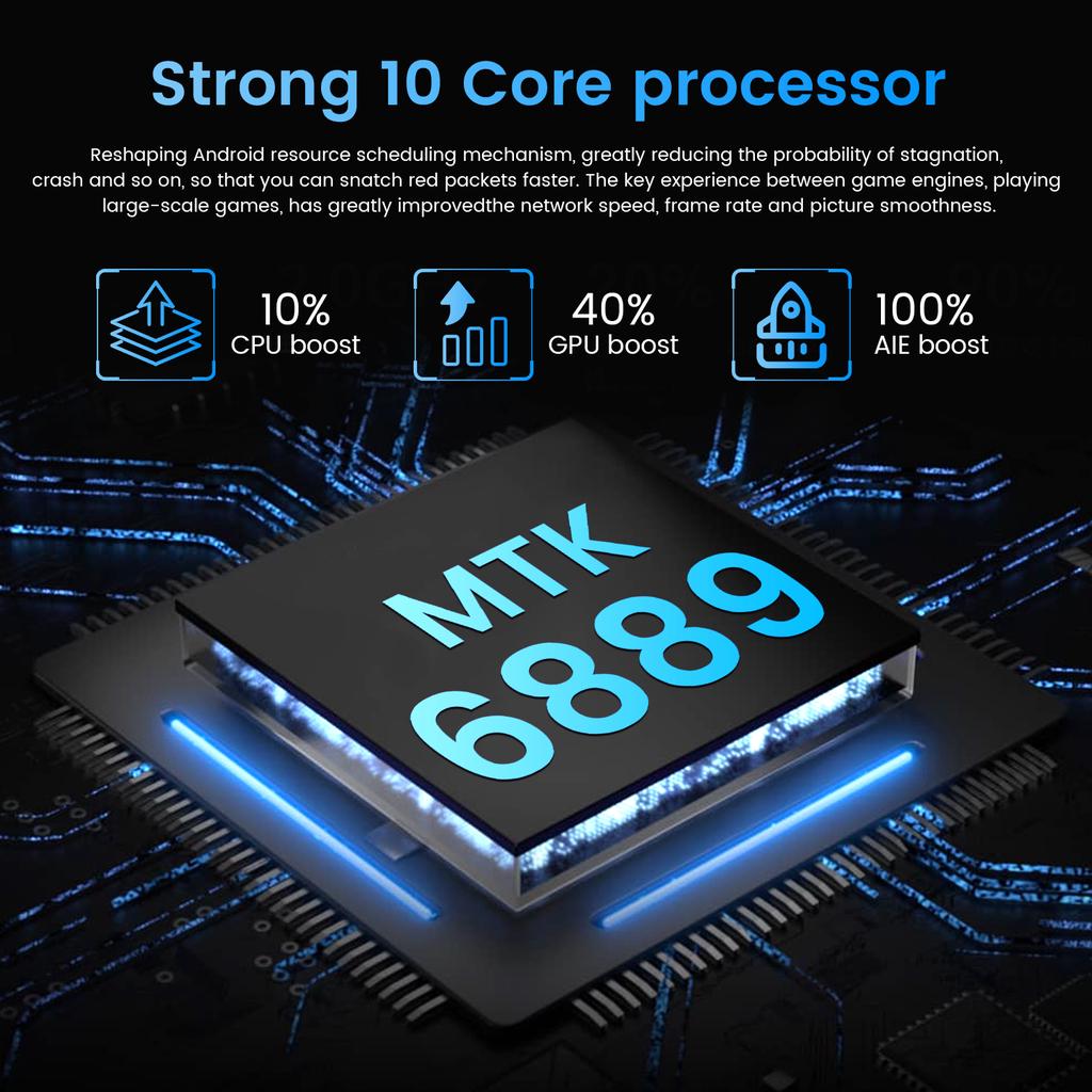 Buy 6.6inch Full Display MTK6889 Deca-core Smartphones P45 Pro 12GB RAM ...