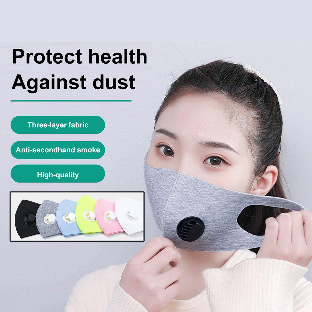 Buy 1Pcs Pm2.5 Mask With Breathing Valve Dust-Proof Haze-Proof Mask at ...