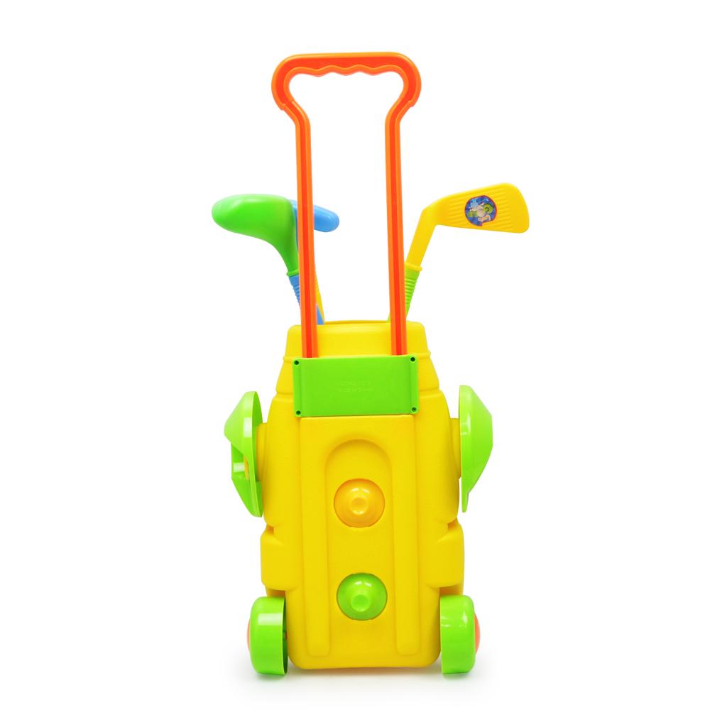 Buy 9Pcs Plastic Mini Golf Play Set Kids Club Outdoor Sports Toy Yellow ...