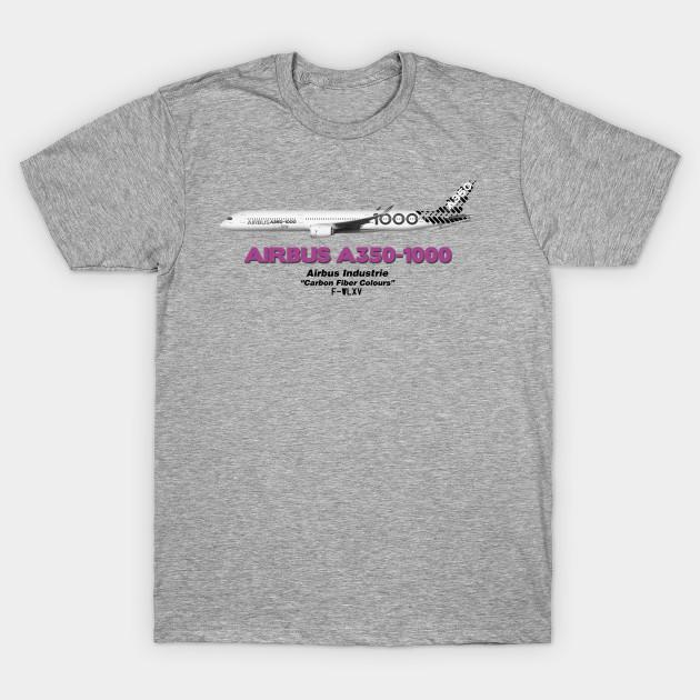Buy Unisex Fashion TShirt Airbus A350 1000 Airbus Industrie Carbon ...