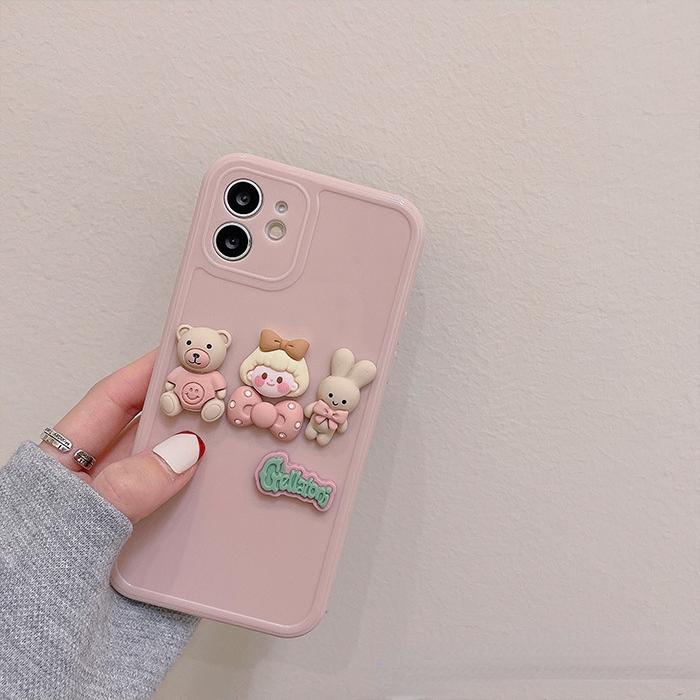 Buy New Cute Cartoon Candy Bear Mobile Phone Shell Three-dimensional ...