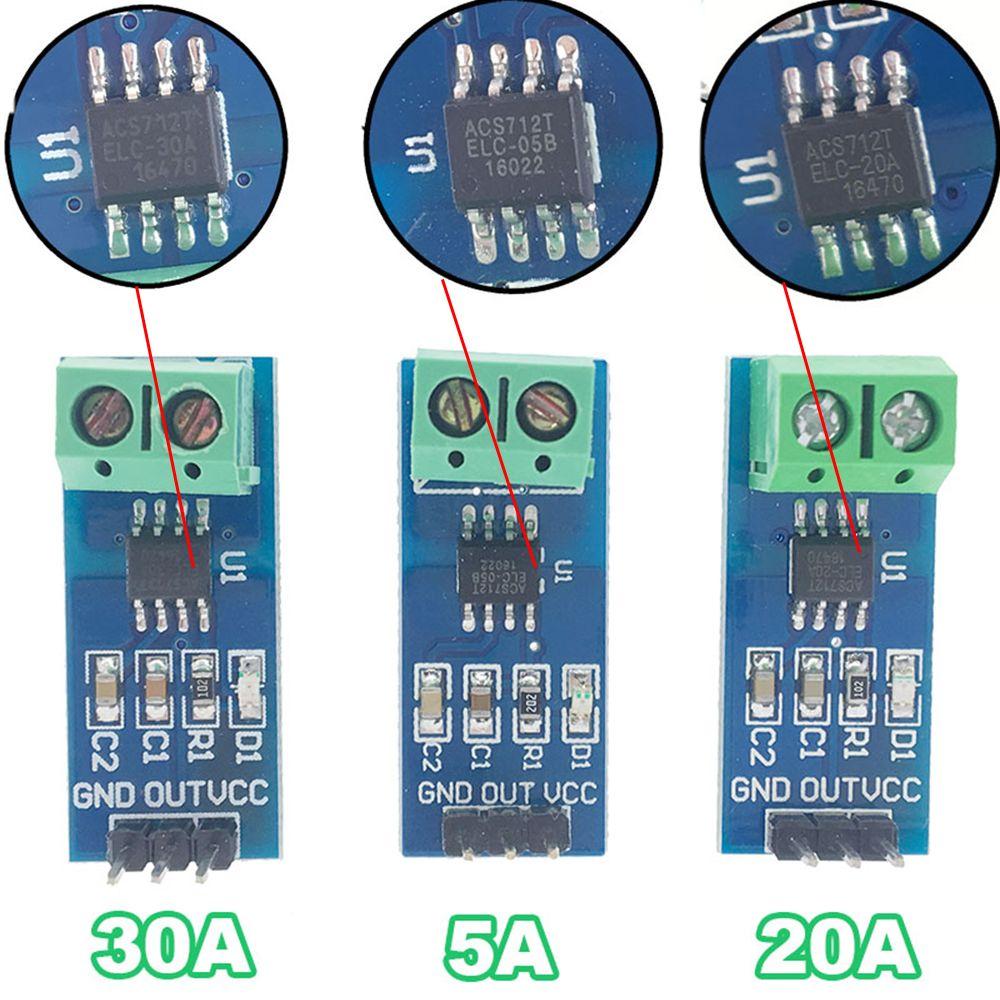 Buy PCB For Arduino Range ACS712ELC Current Sensor ACS712 Module 5A 20A ...