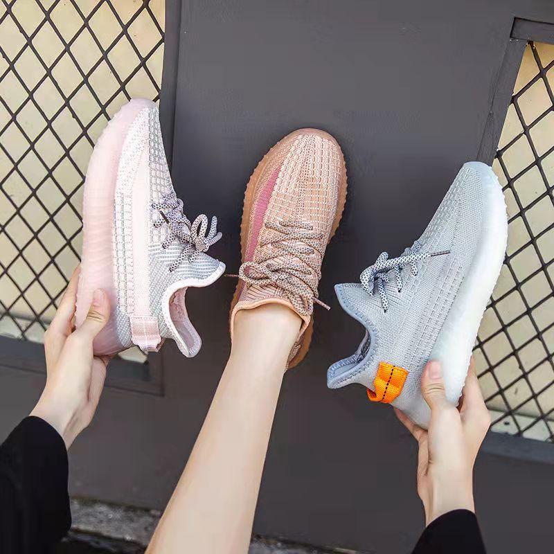 Buy New Fashion Coconut 350 Flying Woven Sneakers Couples 2022 Spring ...