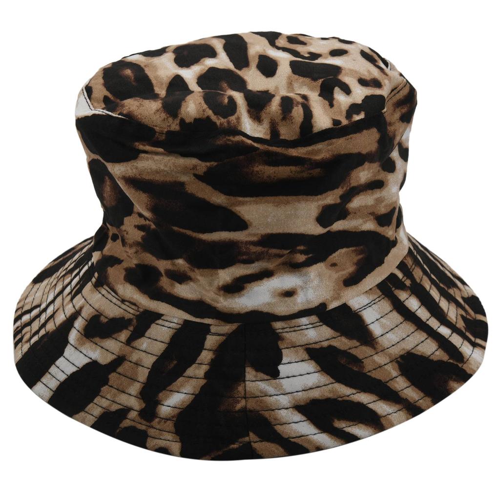 Cheap Leopard Print Bucket Hat Fisherman Hat Outdoor Travel Hat Sun Cap ...