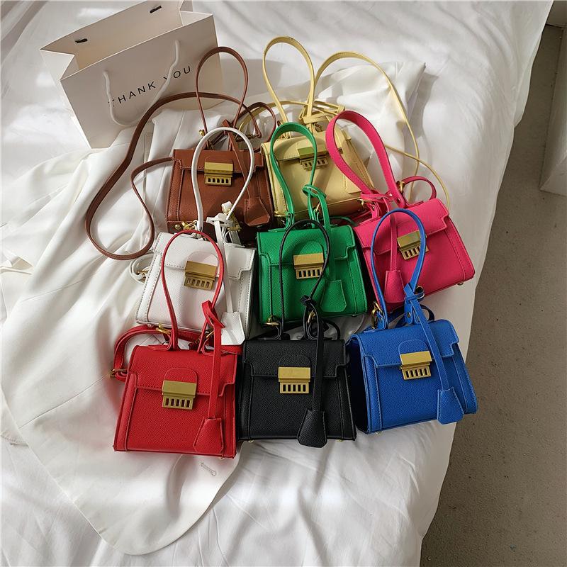 Buy Small Bag Mini Net Red Same Bag Female 2021 New Cute White One ...