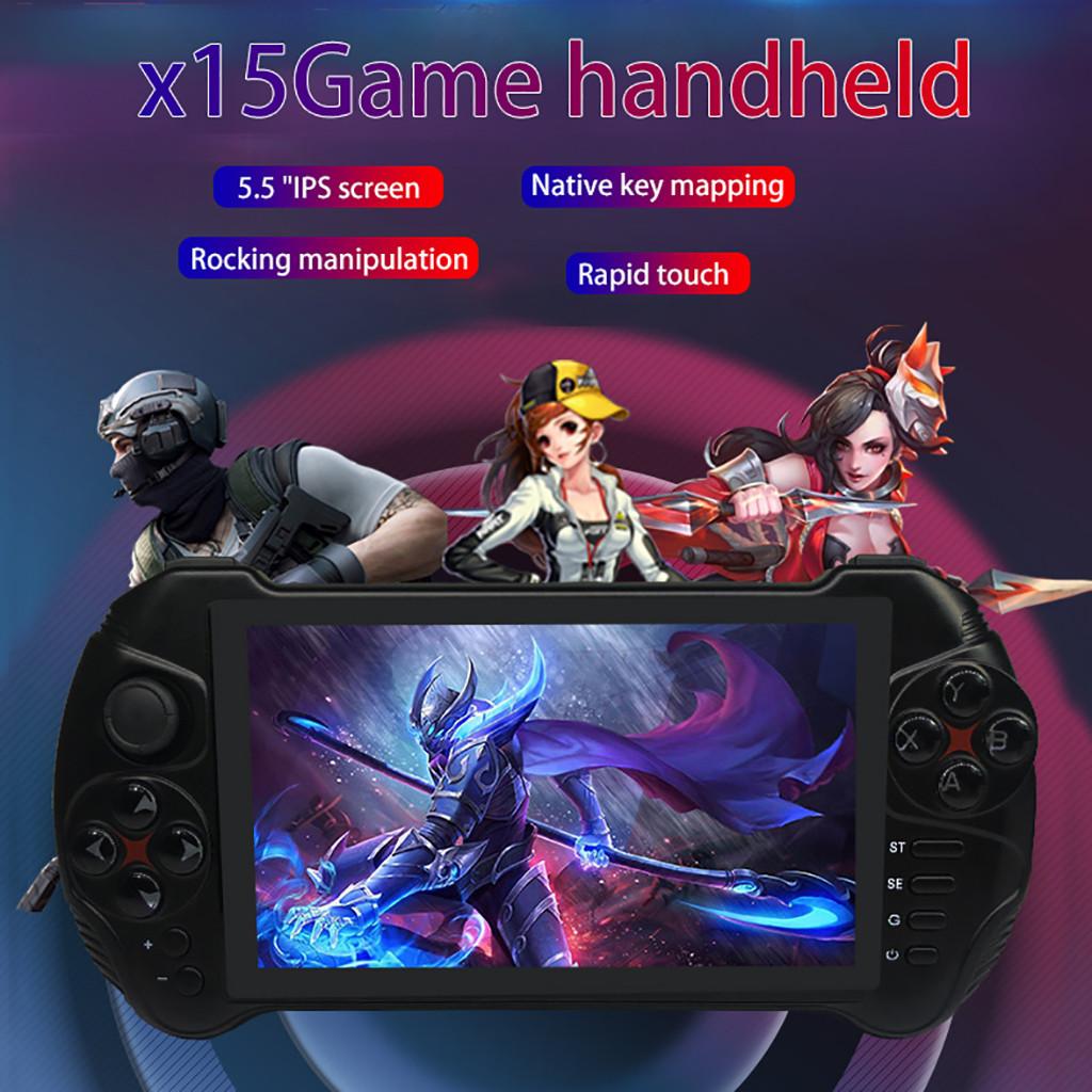 Buy Portable Handheld X15 Android Game Console 5.5 Screen MTK8163 Quad ...