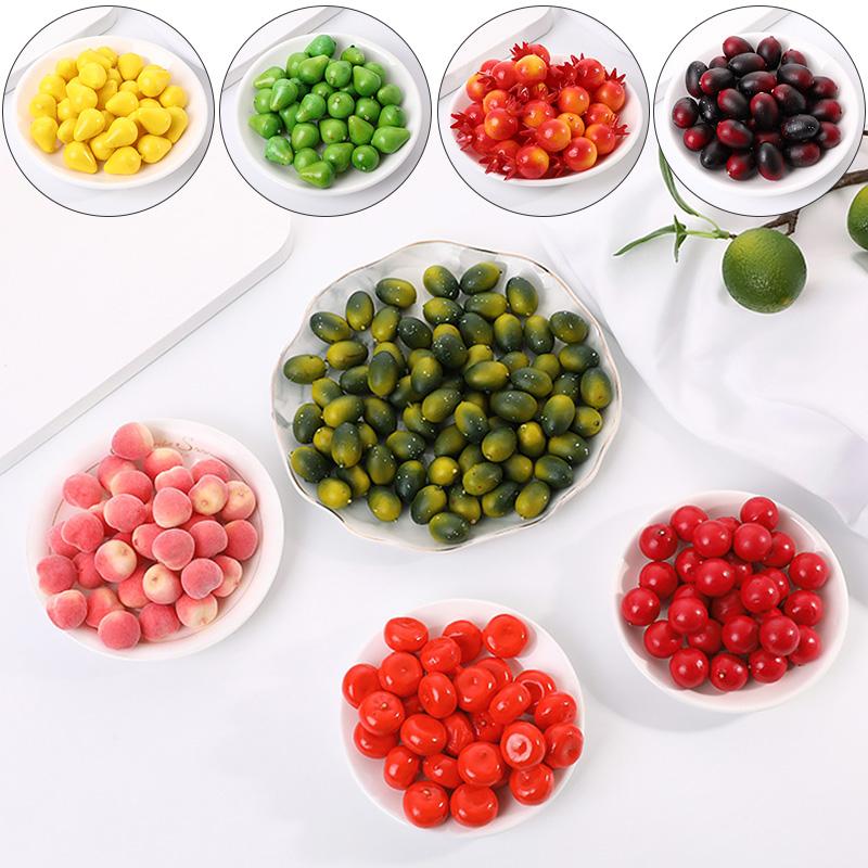 Buy 30Pcs Wedding Party Simulation Model Mini Artificial Fruits Home ...