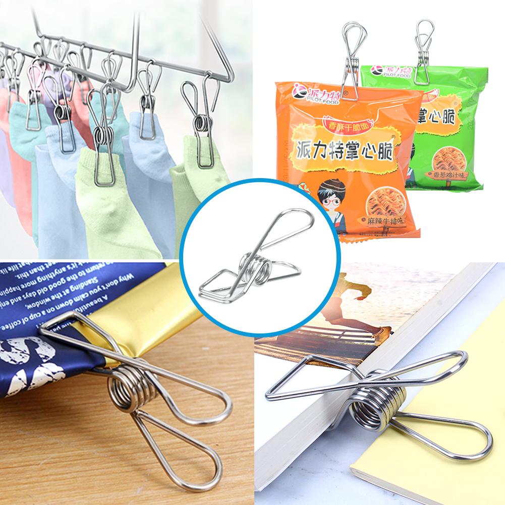 Cheap Multi-use Metal Wire Clips Fastener For Drying Laundry Clothespin ...