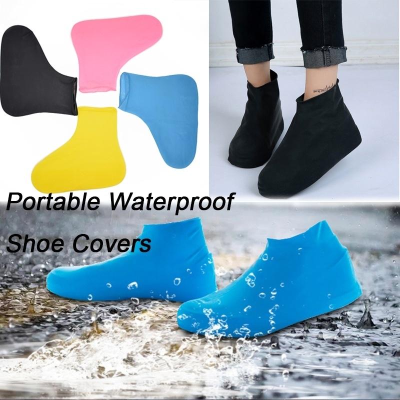 Buy Unisex Waterproof Disposable Elastic Latex Boot Cover Rain Snow Non ...