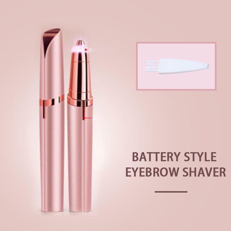 Buy Electric Eyebrow Trimmer USB Charging Painless Remover Brows Razor ...