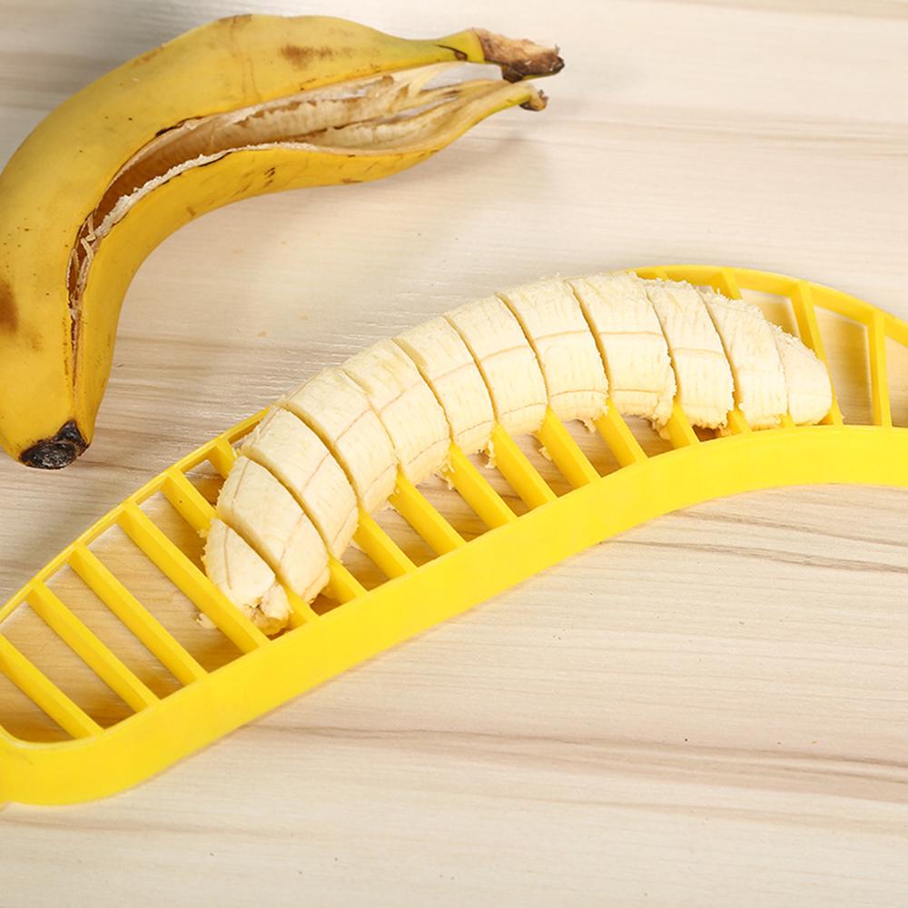 Cheap Plastic Banana Cutter Fruit Vegetable Sausage Slicer Salad ...