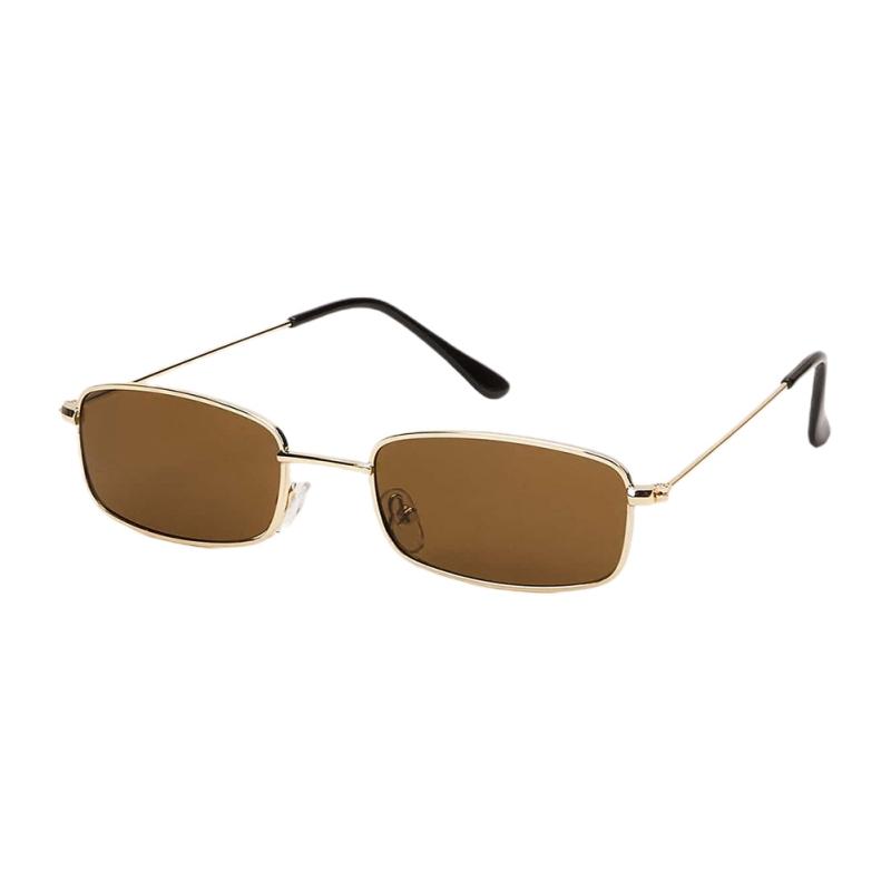 Buy Fashion Small Square Sunglasses Rectangular Ocean Piece Men's And ...