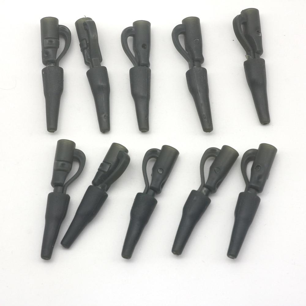 10Pcs/lot Carp Fishing Accessories Terminal Tackle Safety Lead Clips ...