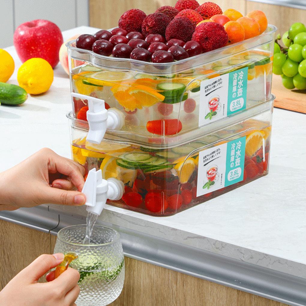 Satın alın 3.8L Fruit Kettle Household Water Bottle Fruit Kettle ...