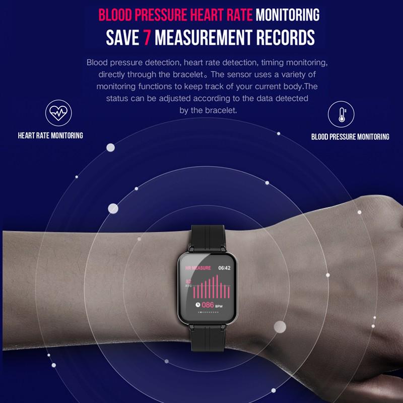 Buy B57 Smart Band IP67 Waterproof Smartwatch Heart Rate Monitor ...