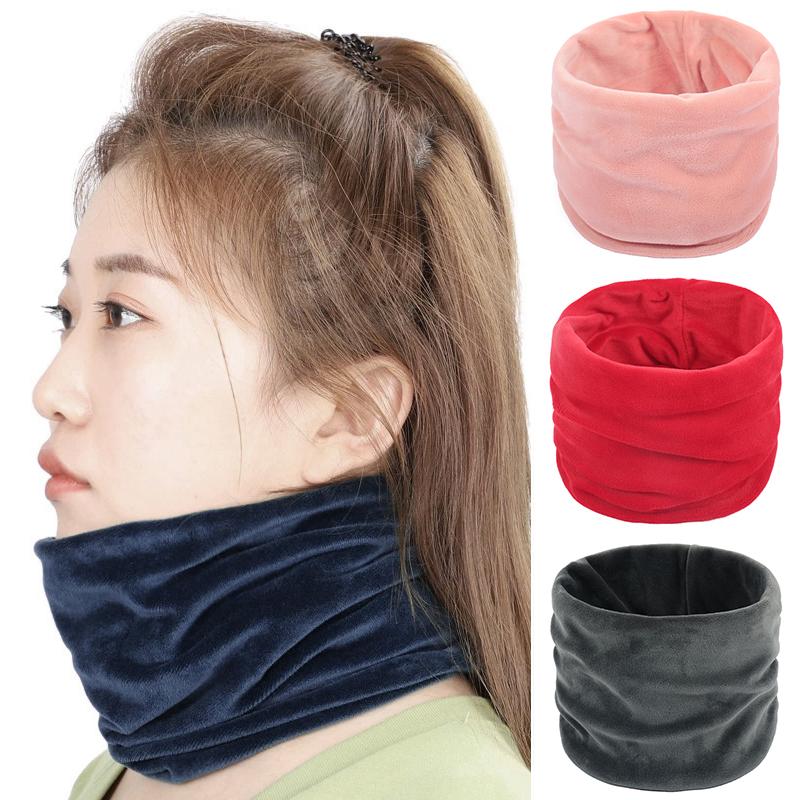 Buy 1PC Winter Cotton Thick Elastic Scarves Gold Velvet Scarf Unisex ...
