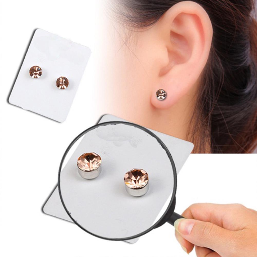 Buy Weight Loss Healthcare Round Natural Stone Magnetic Therapy Ear ...
