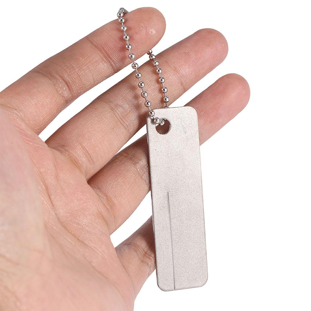 Buy 2.6in Portable Fishing Hook File Fishhook Sharpener Grindstone Whet ...