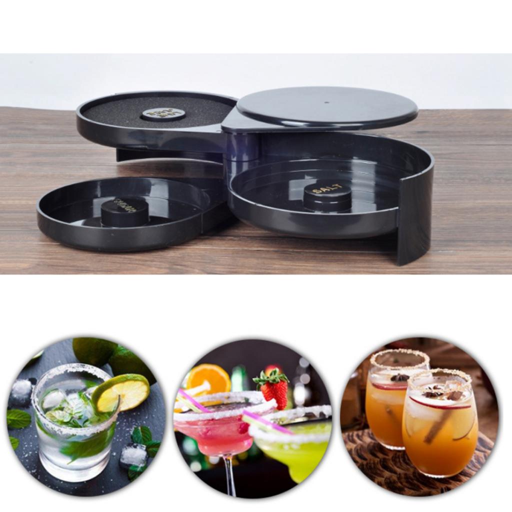Buy 3Tier Sugar Salt Rim Lime Cocktail Margarita Juice Glass Rimmer Bar ...