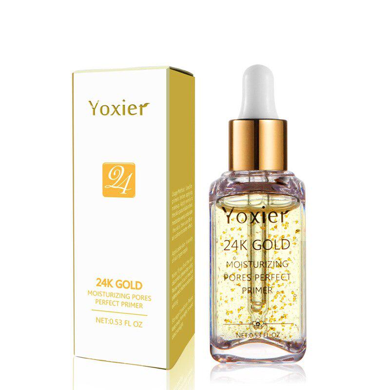 Buy #5806 24k Gold Makeup Base Moisturizing Essence Oil Control ...