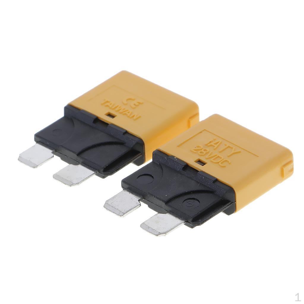 Buy 2 Piece Automatic 28V Marine Resettable Fuse Auto Circuit Breaker ...