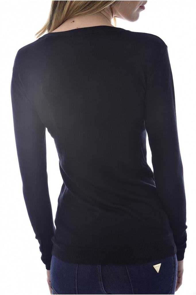 Fine Sweater with Embroidered Logo VERONICA - Woman - Guess Jeans-buy ...