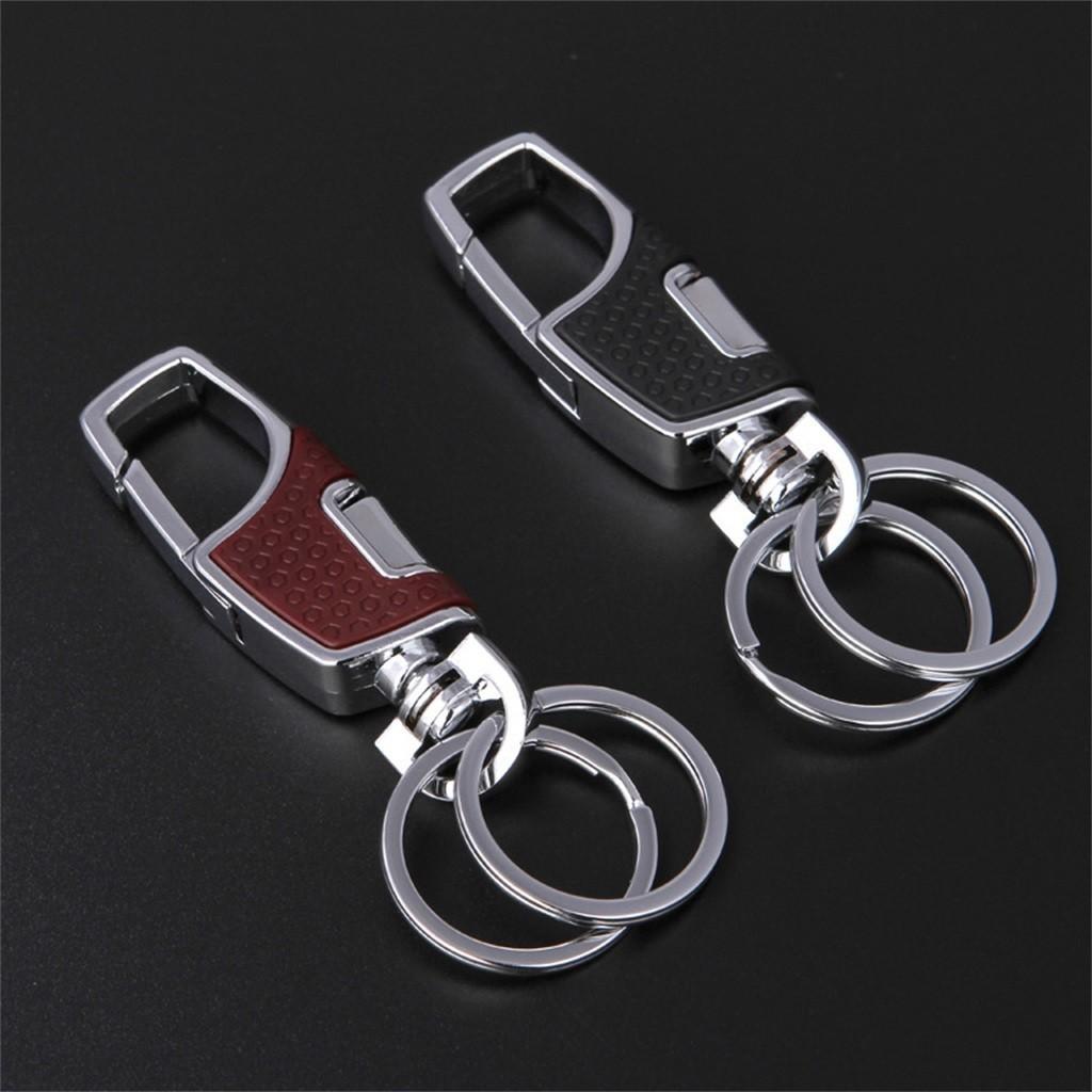 Buy Cozvwayroom Car Metal Double Ring Personality Men's Waist Hanging ...