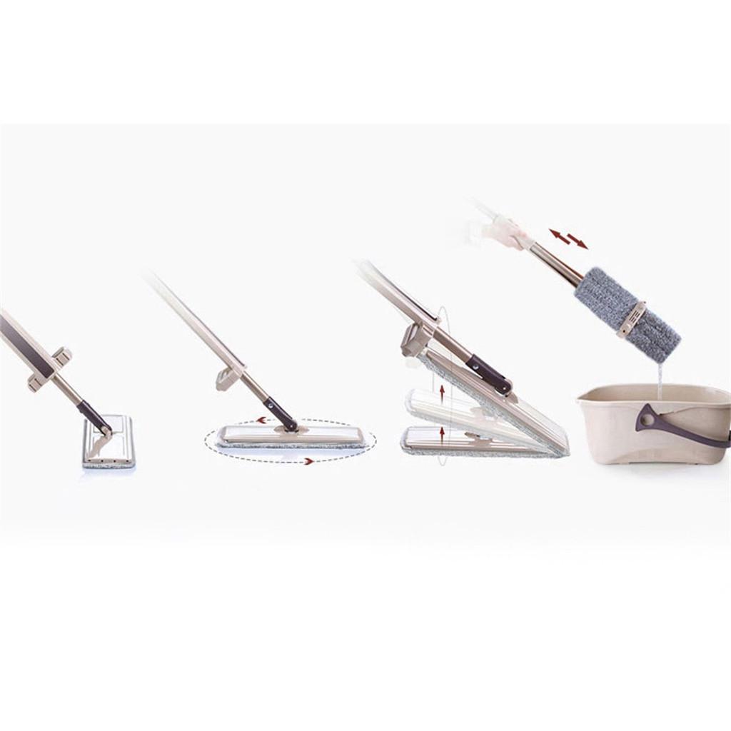 Buy Jay Flat Mop Hands-Free Washable Mop Home Cleaning Tool Lazy at ...