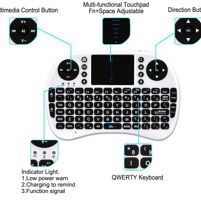 Buy Wireless Keyboard Fly Remote Touchpad Android Tv Box at affordable ...